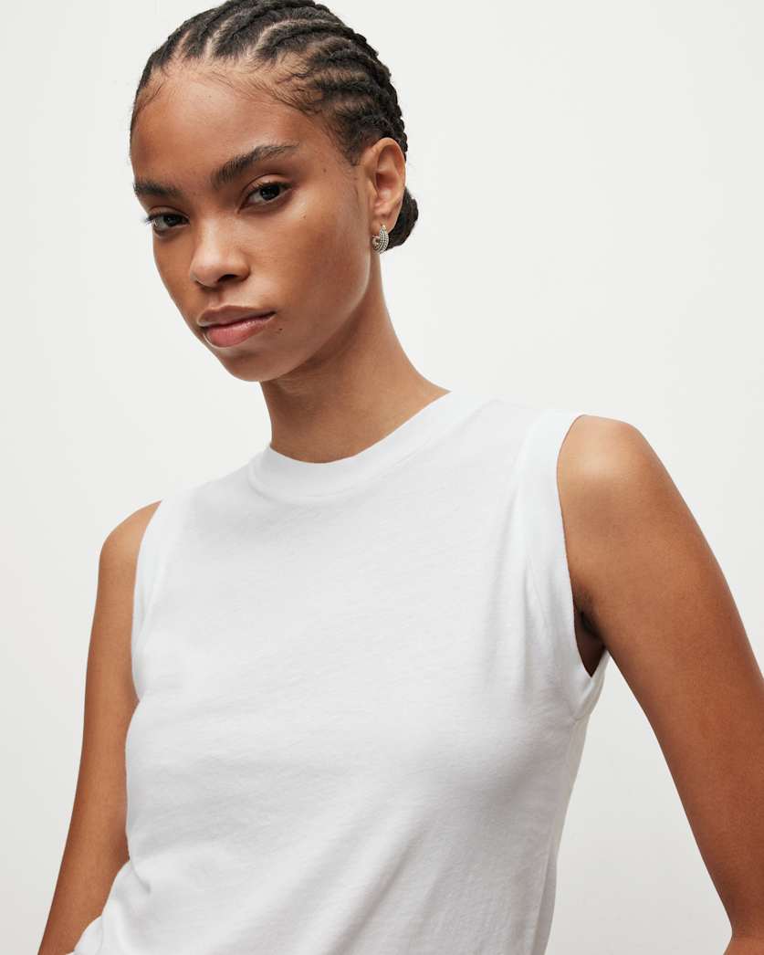 Imogen Tank Optic White | ALLSAINTS US